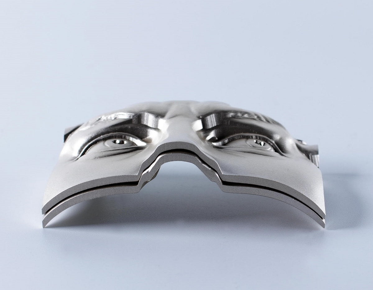 KOMSCO South Korea 2022 Michaelangelo’s David Mask 2oz Silver Stacker ...