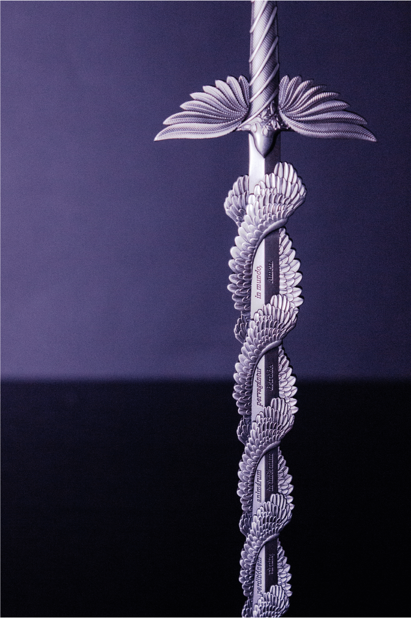 KOMSCO South Korea 2023 SWORD of ST. MICHAEL 2.5oz Silver Ultra High R ...