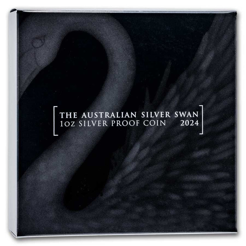 Australia 2024 $1 Australian Swan 1oz Silver Proof Coin Perth Mint ...