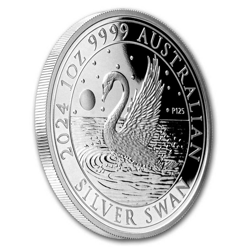 Australia 2024 $1 Australian Swan 1oz Silver Proof Coin Perth Mint ...