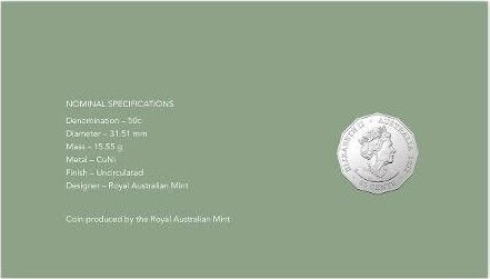 Australia 2022 50 Cent Christmas Beetle Coloured Uncirculated PNC ...