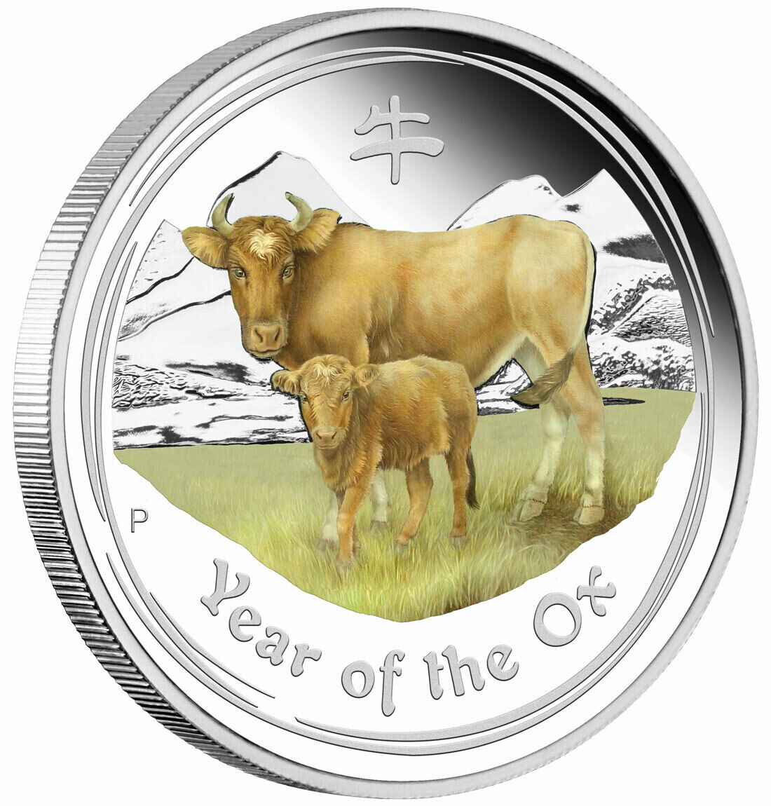 Australia Perth Money Expo 2021 $2 Lunar Year of the Ox Coloured 2oz S ...